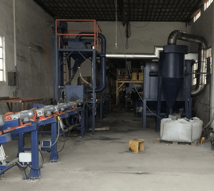 External Pipe Shotblasting Machine
